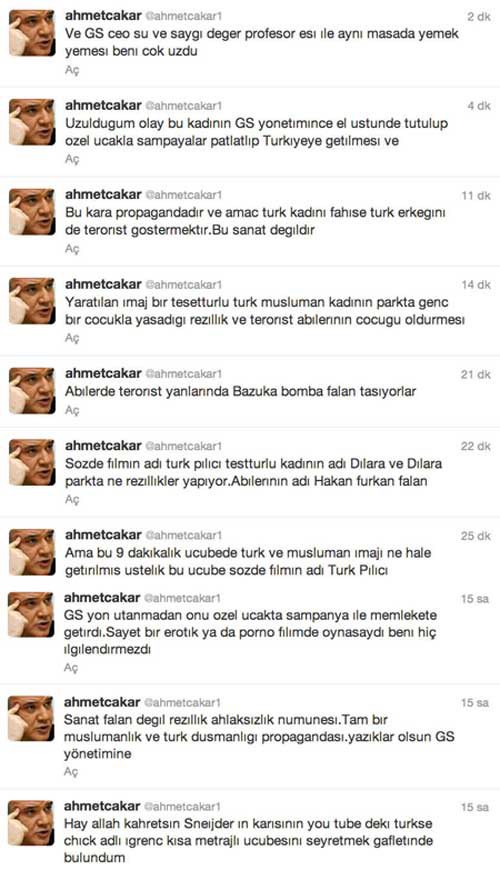 Çakar'dan büyük tepki - Sözcü