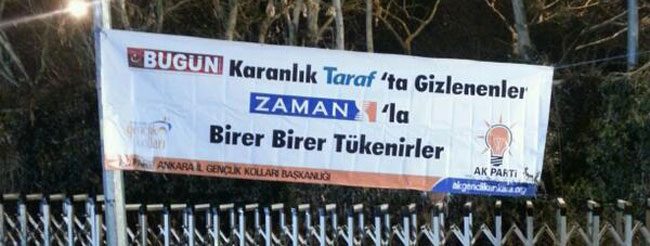 Ankara'da tehlikeli pankartlar - Sözcü