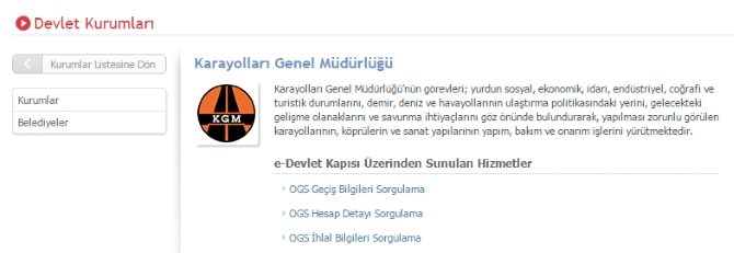 E Devlet Girişi ile OGS Sorgulama İşlemleri - Sözcü