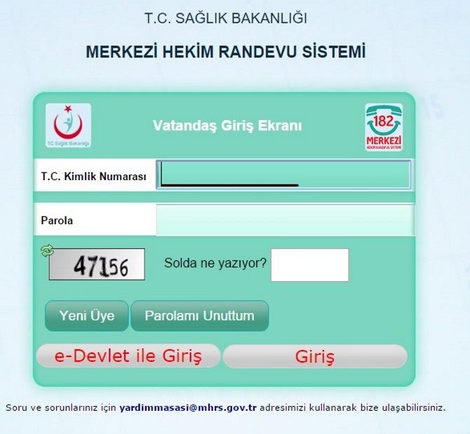 Hastane Randevu Alma Ve MHRS Giriş - Sözcü