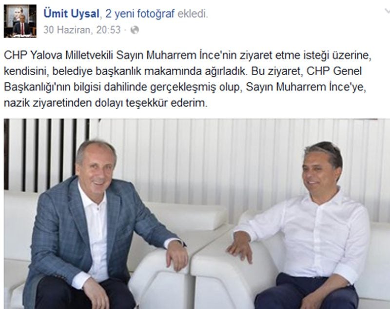CHP'li Başkan, Muharrem İnce'den korktu! - Sözcü