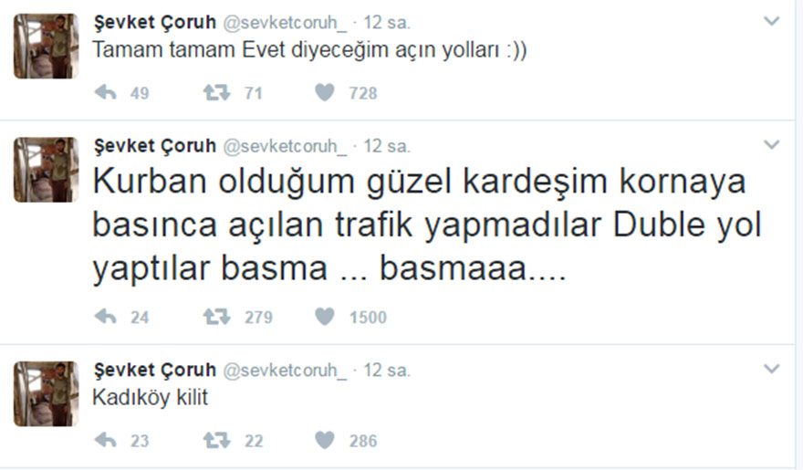 Şevket Çoruh trafikte kalınca: Evet diyeceğim açın yolları - Sözcü