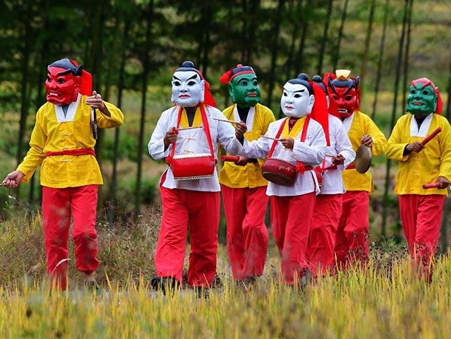 1000 yıllık gelenek: Shaowu Nuo dansı - Sözcü
