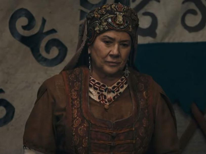 Diriliş Ertuğrul dizisinde yer alan Hayme Ana karakterini canlandıran ...