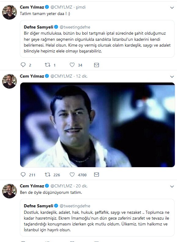 Cem Yılmaz'dan Defne'ye: Tatlım tamam yeter daa! - Sözcü