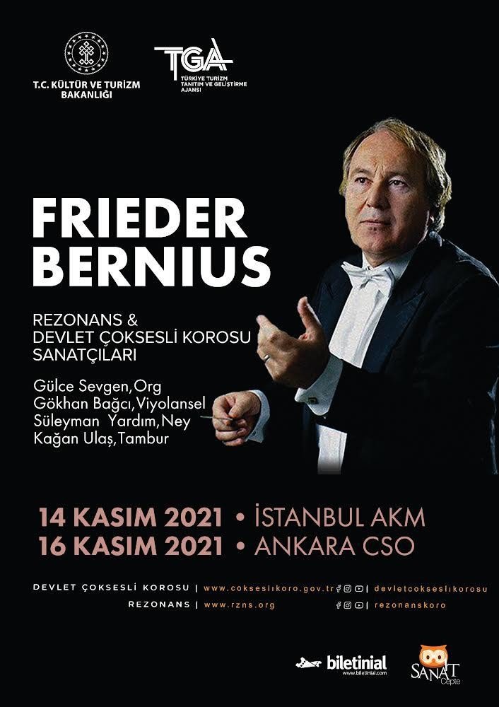Maestro Bernius ilk defa Türkiye’de konser verecek - Sözcü