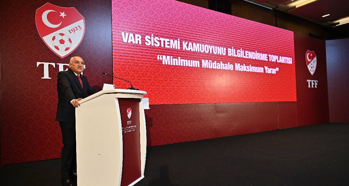 TFF'de VAR sistemi tanıtıldı - Sözcü