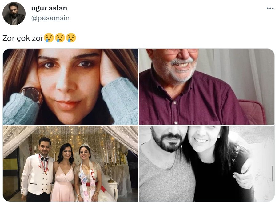 Uğur Aslan depremlerde kaybettiği yakınlarını paylaştı - Sözcü