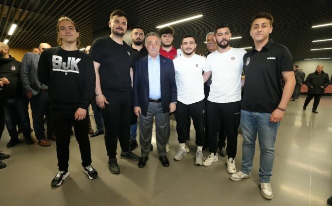 Beşiktaş Kulübü'nde bayramlaşma töreni yapıldı - Sözcü